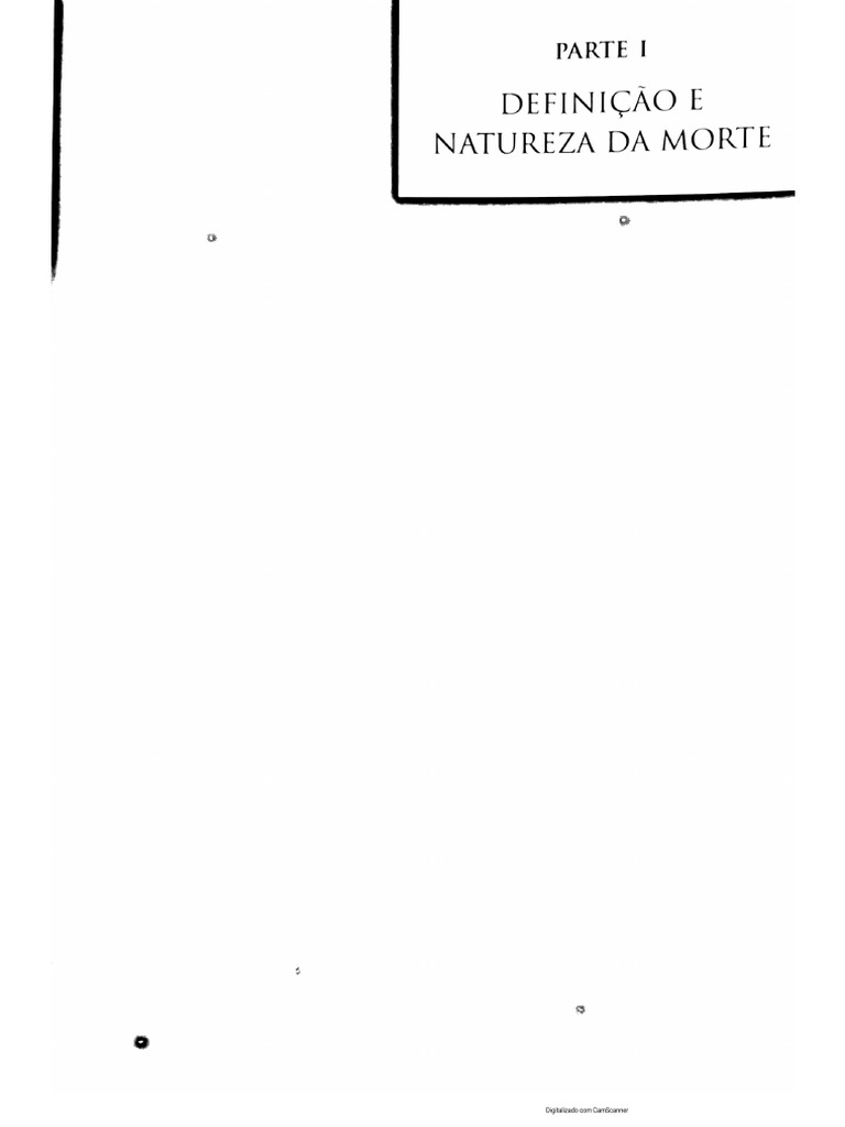 Confrontos Com A Morte - Definição e Natureza Da Morte | PDF