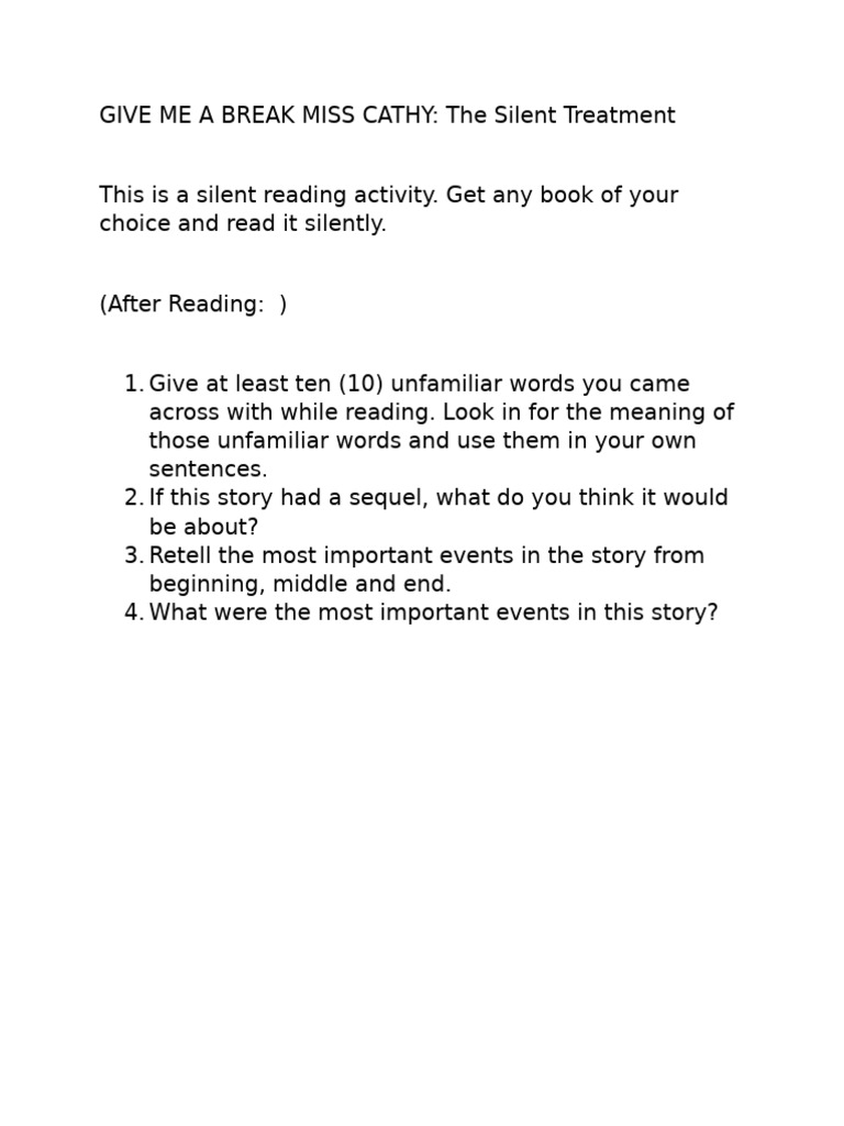 CUF Givemeabreakmisscathy | PDF