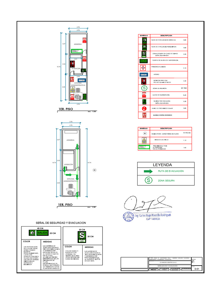 PLANO OFICINA AYACUCHO - Compressed | PDF | La seguridad | Incendios