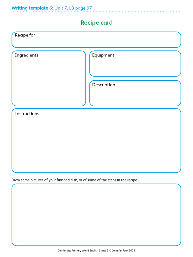 Recipe for Success Template | PDF