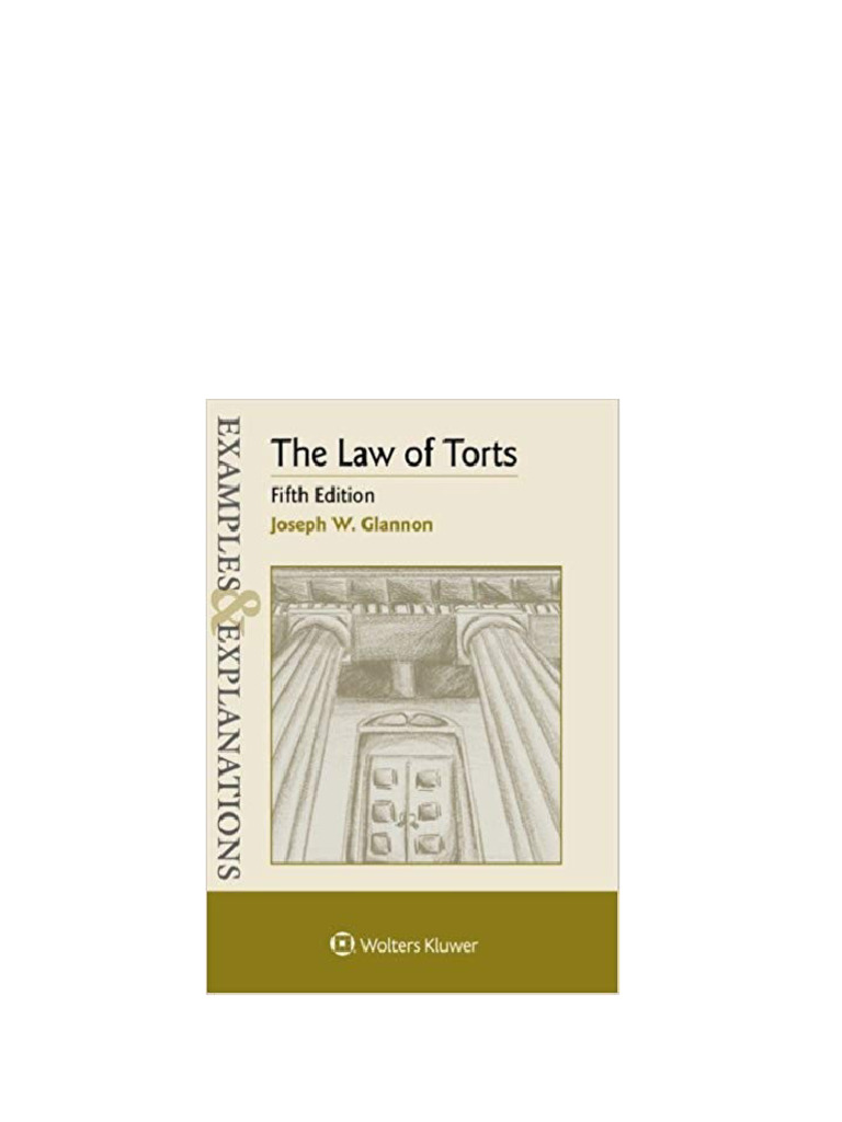 (Ebook PDF) Examples & Explanations: The Law of Torts Download | PDF ...