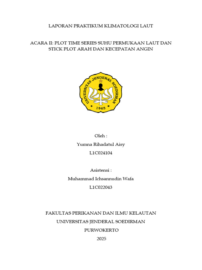 l1c024104 - Yumna Rihadatul Aisy Laprak Klimat Acara 2 | PDF