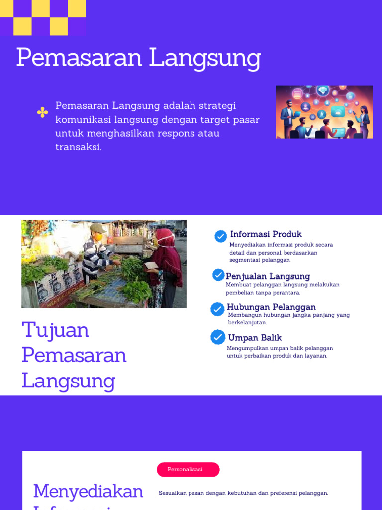 Salinan Dari PPT Pemasaran Langsung | PDF
