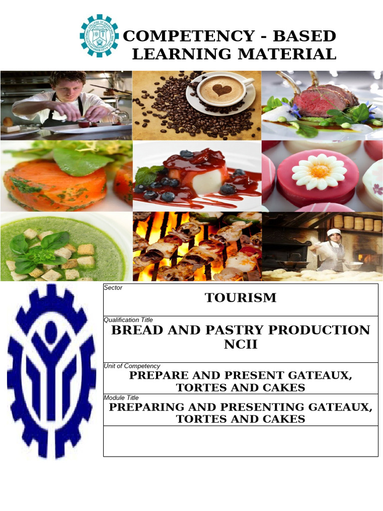 CBLM BPP Prepare and Present Gateaux Tor | PDF | Cakes | Baking