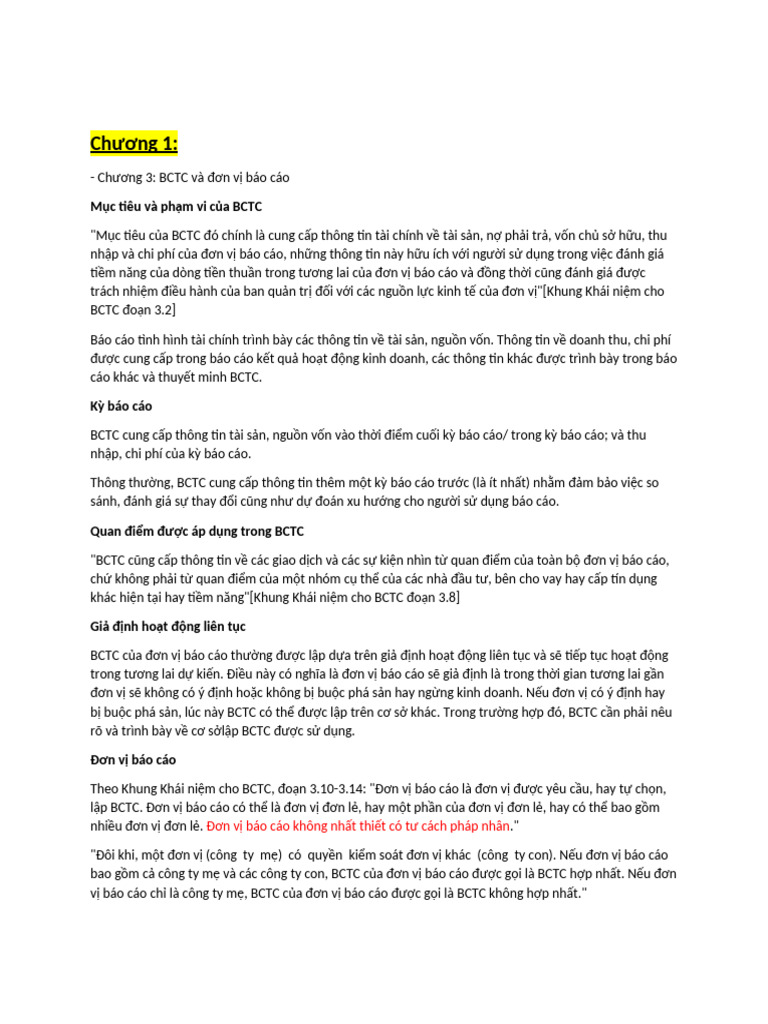 Ôn tập KTQT chương 1,2,3 | PDF