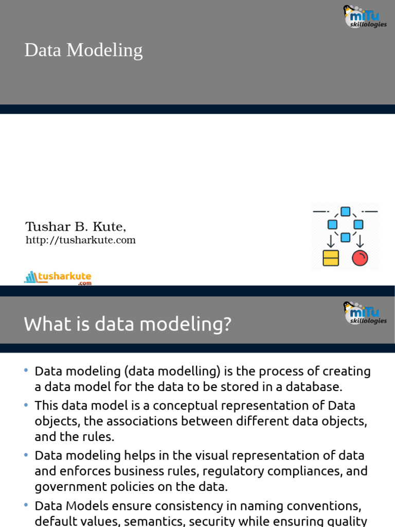 Understanding Data Modeling Techniques | PDF | Principal Component ...