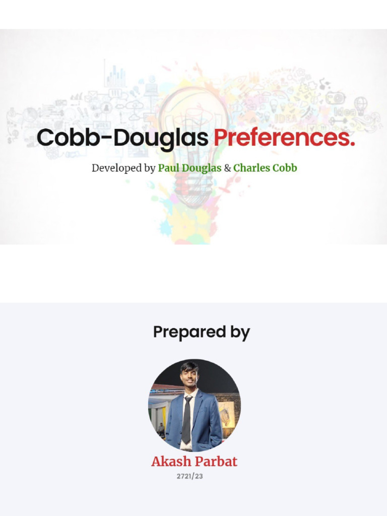 PPT. Cobb-Douglas | PDF