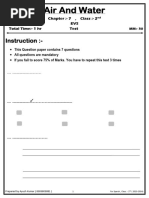 Air Worksheet Class 2 | PDF