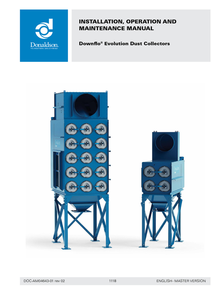 Downflo Evolution DFE Dust Collectors IOM | PDF | Nut (Hardware) | Explosion