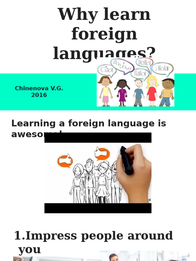 Why Learn Foreign Languages Conversation Topics Dialogs Picture Dictionaries t 93993 | PDF