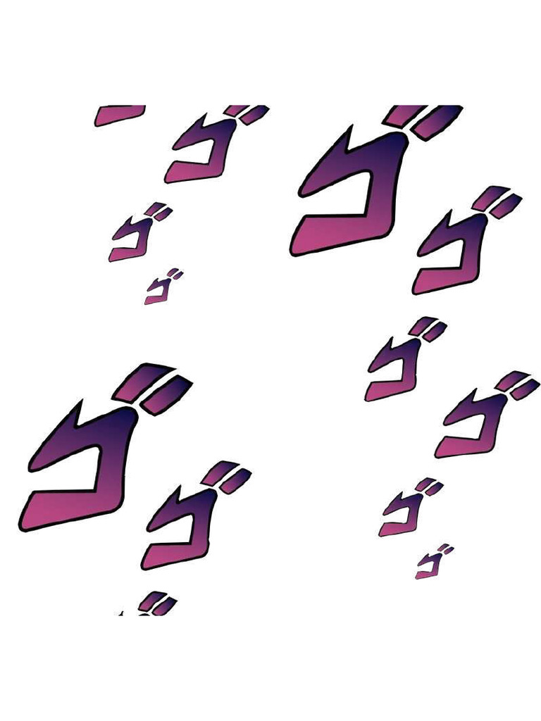 Jojo-Menacing-PNG-Images-HD | PDF