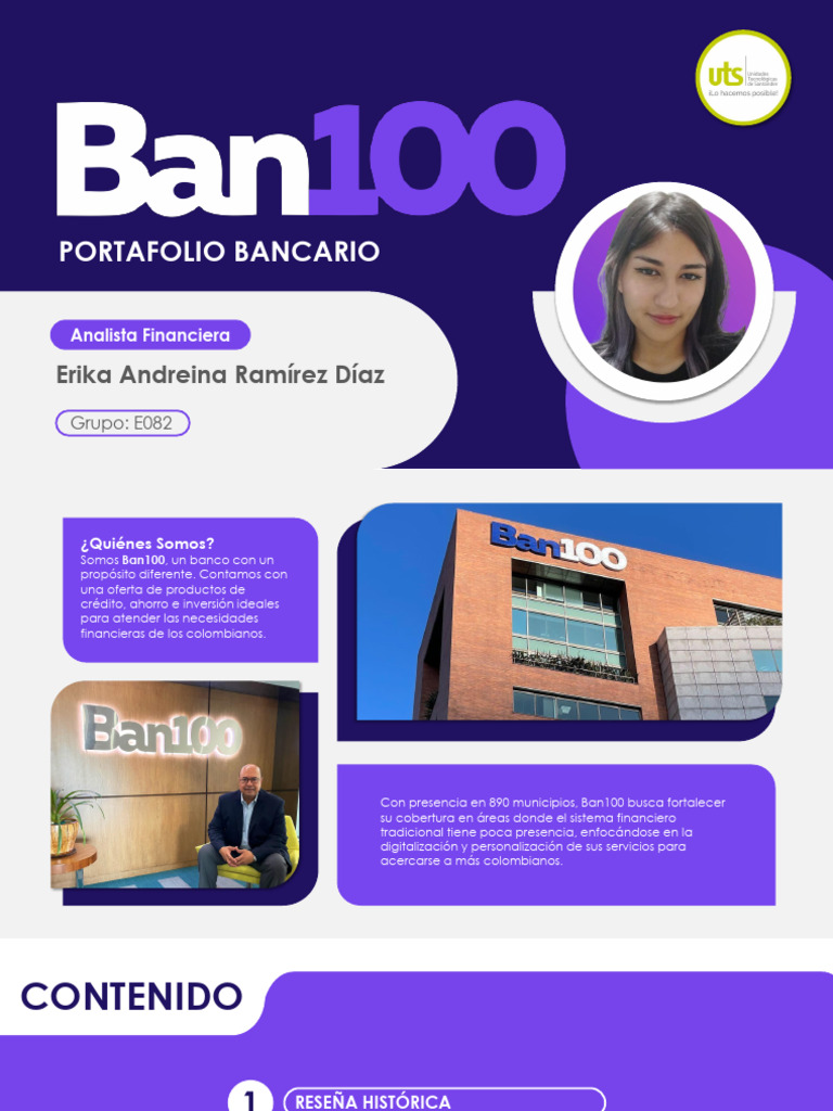 Ban100 Portafilio Por Erika Ramirez | PDF | Bancos | Cheque