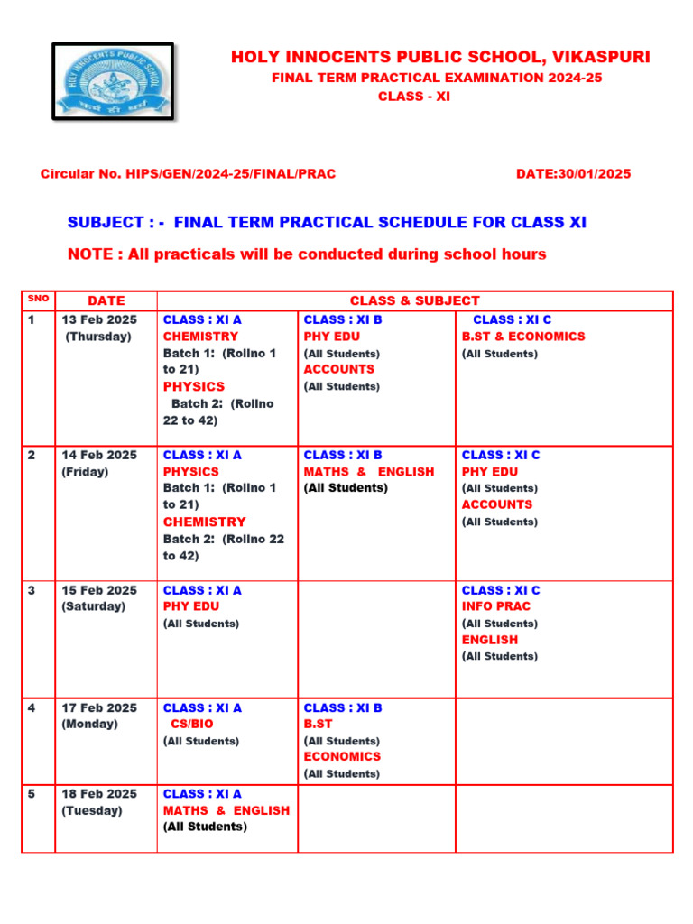 Final Prac XI (2024-25) | PDF
