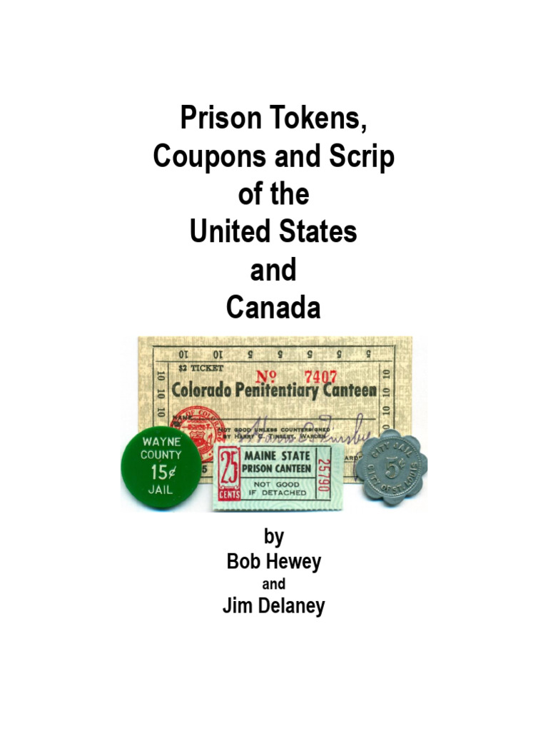 Prison Tokens & Scrip Catalog Guide | PDF | Southern United States | Coins