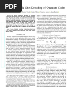 The XZZX Surface Code: Article | PDF | Quantum Computing | Low Density Parity Check Code