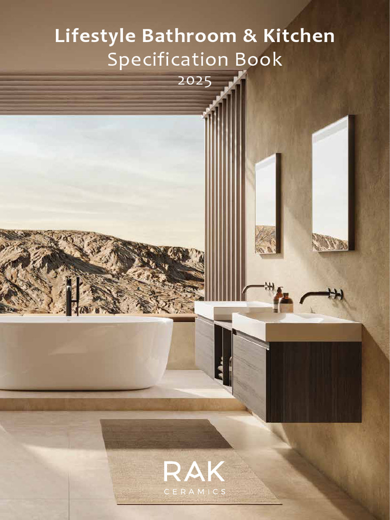 Lifestyle Bathroom Kitchen Specification Book.2025 | PDF