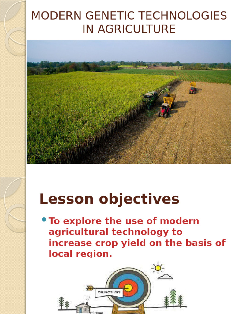 Genetic Technologies Boosting Crop Yields | PDF