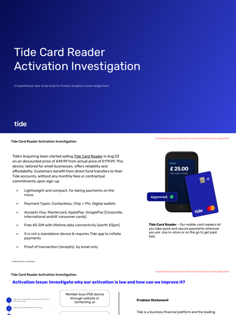 Tide Acquiring Interview Case Study | PDF | Payments | Banking Technology