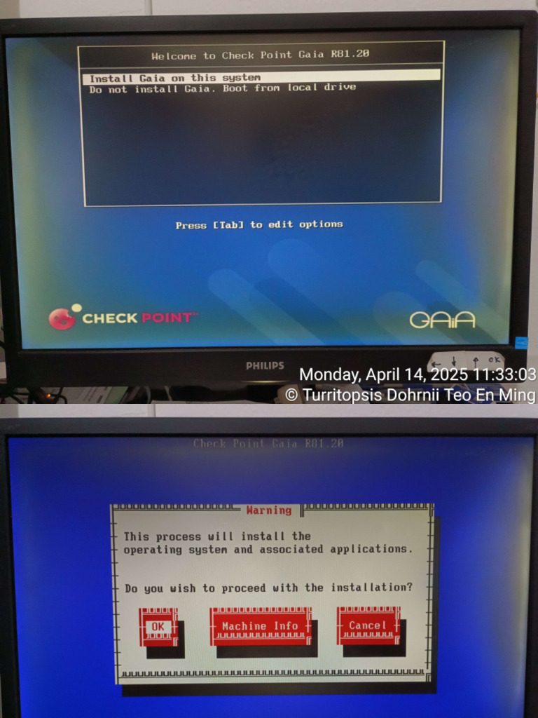 Photos - Installing Check Point Firewall R81.20 | PDF
