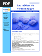 Les Domaines Dapplication de Linformatique 1 | PDF | Informatique | Application