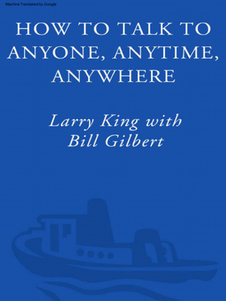 How To Talk To Anyone, Anytime, - Larry King ESPAÑOL | PDF
