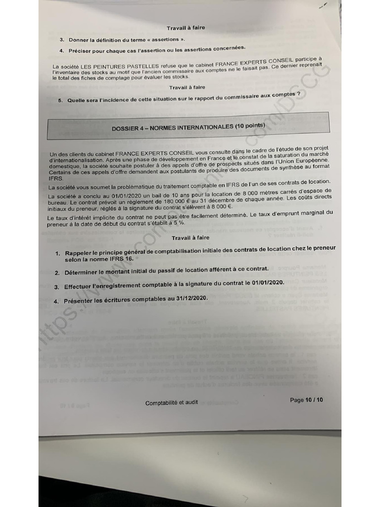 DSCG 2021 Enoncé | PDF