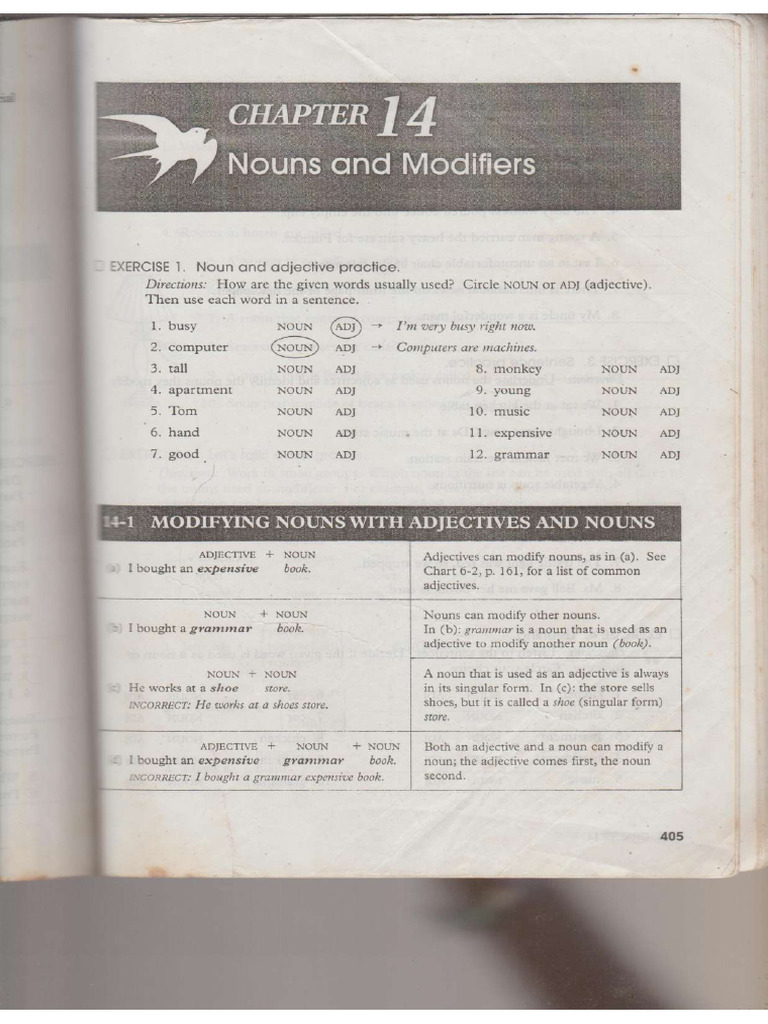 Bahan Nouns and Modifiers | PDF