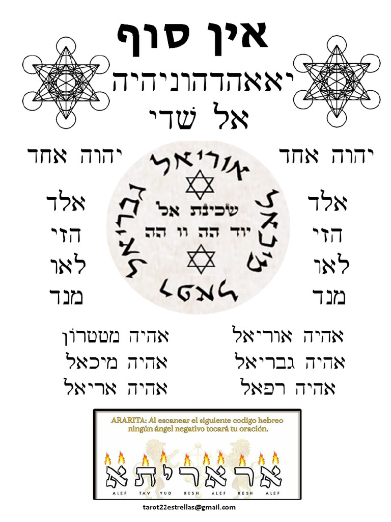 sello segulah arcangeles | PDF