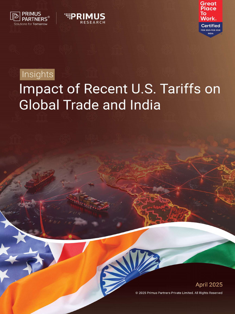 Impact of Recent U.S. Tariffs On Global Trade and India - Updated | PDF ...
