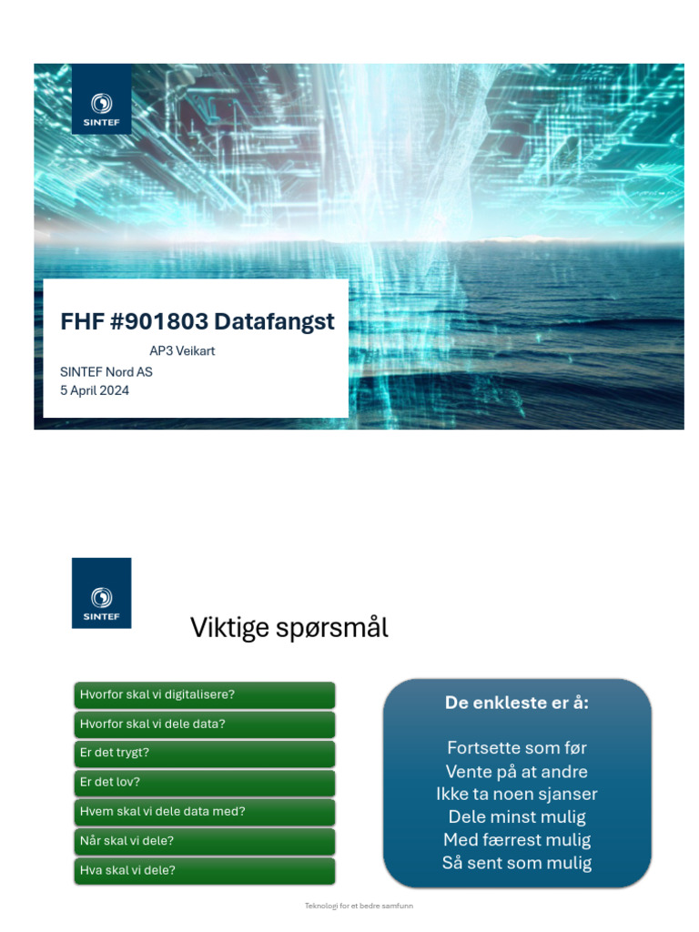 presentasjon datafangst veikart | PDF