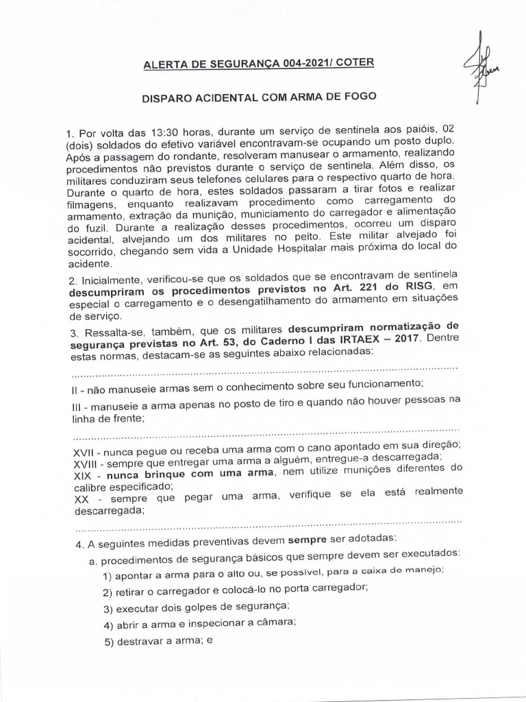 Alerta Seguranca 004 2021 | PDF