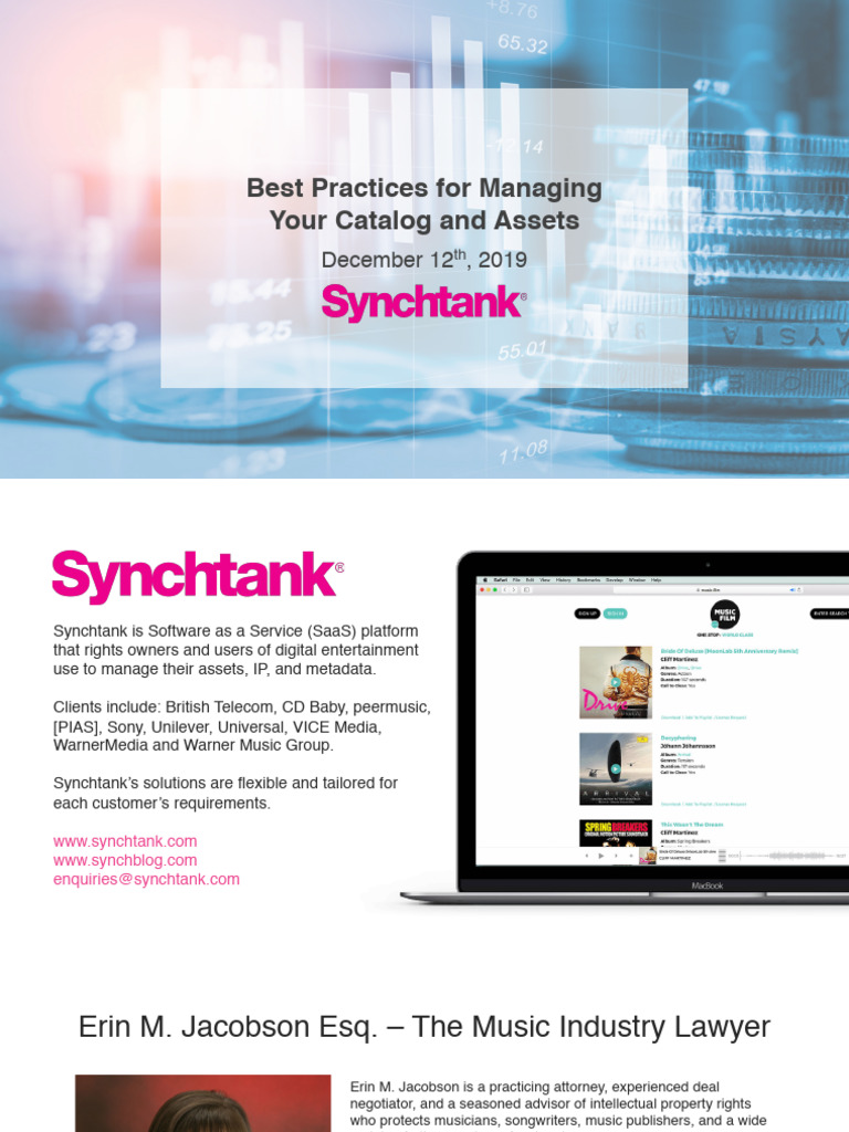 Best Practices For Managing Your Catalog and Assets Synchtank | PDF | Metadata | Computing