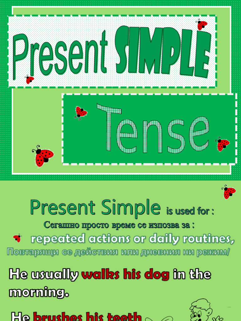 Present Simple Tense Grammar | PDF