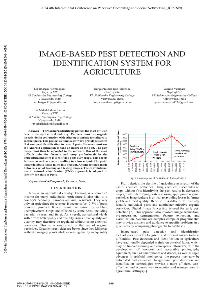 Image-Based Pest Detection and Identification System For Agriculture ...