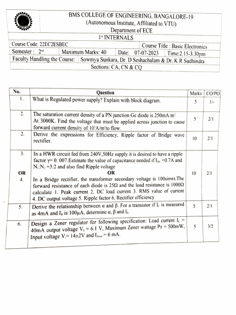 ESC - Basic Electronics | PDF