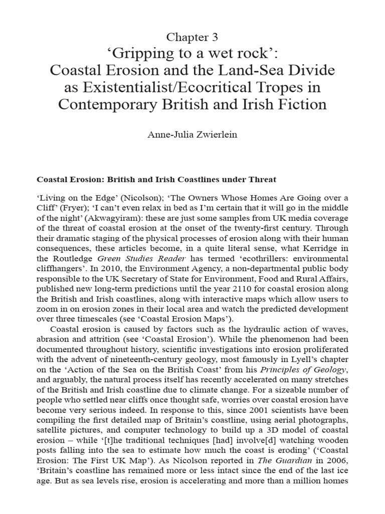Coastal Erosion in British Literature | PDF | Coast | Erosion