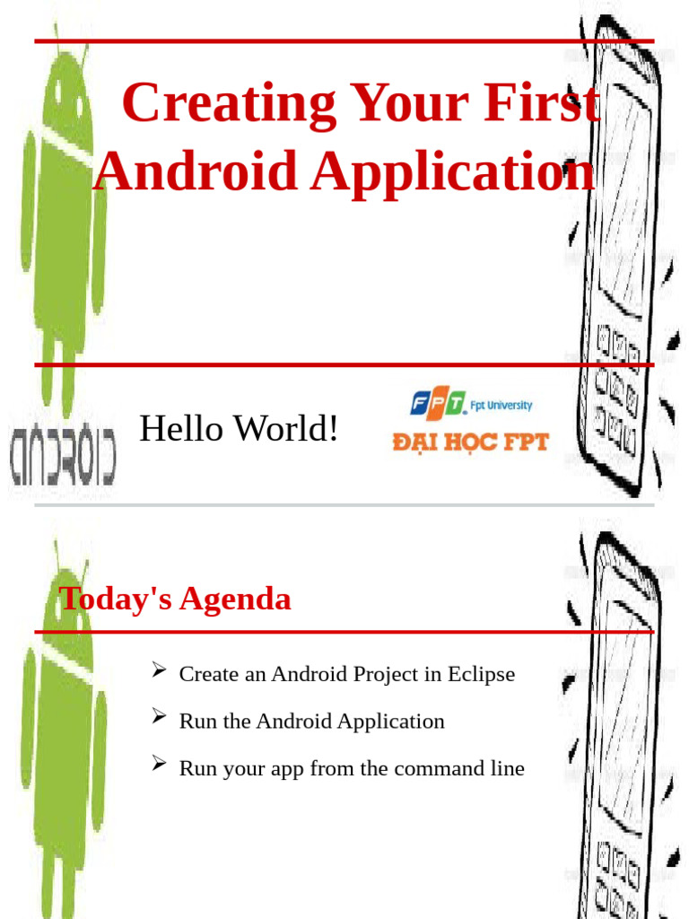 Create Your First Android App Guide | PDF
