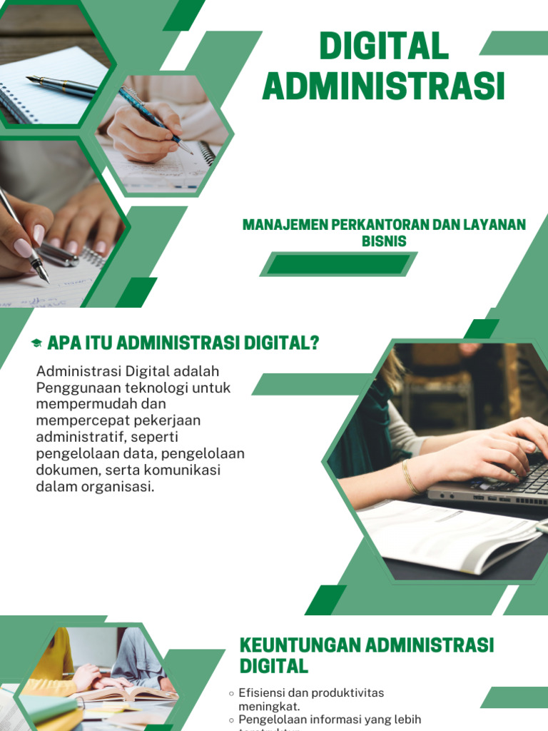 Manfaat dan Contoh Administrasi Digital | PDF