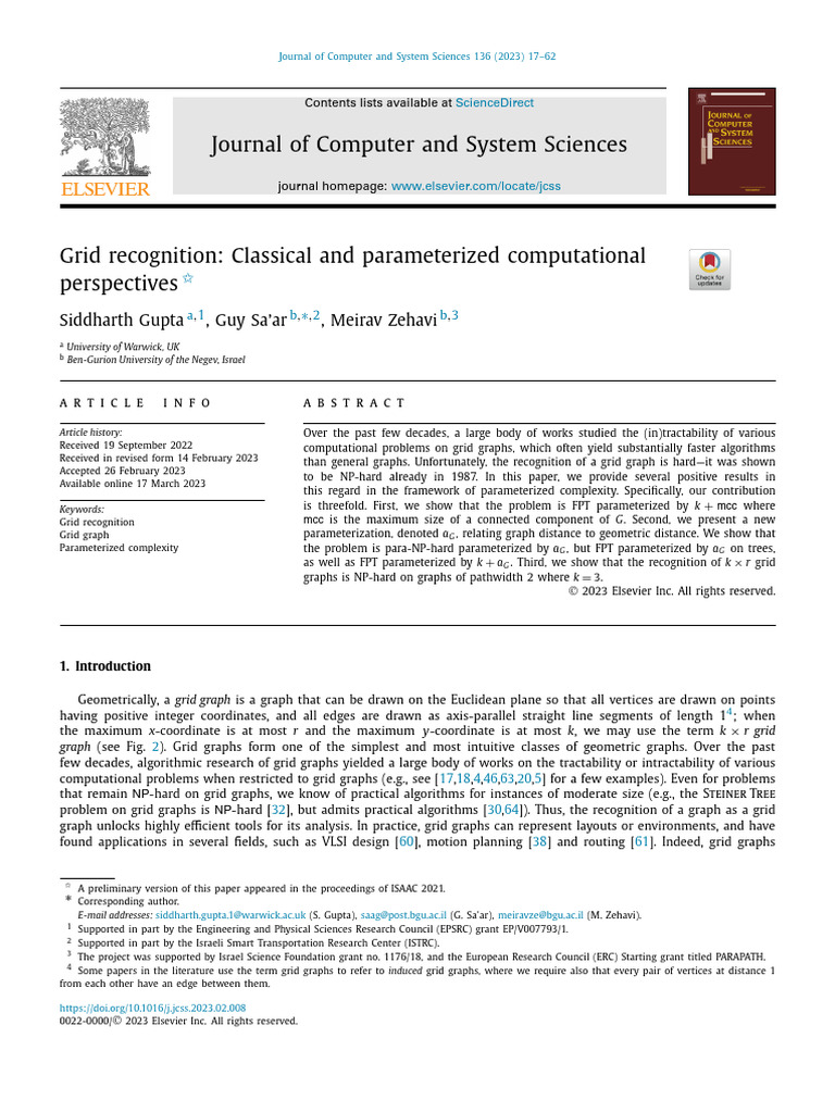 Grid Recognition | PDF | Computational Complexity Theory | Vertex (Graph Theory)