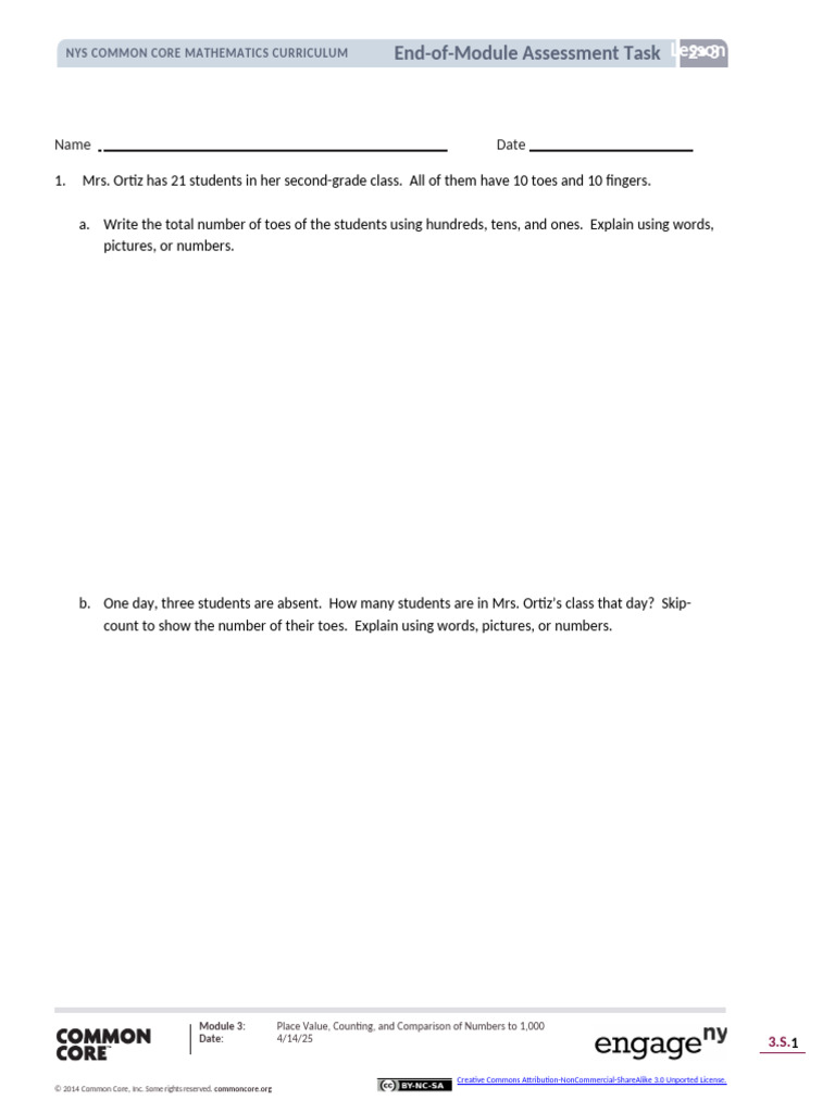 math-g2-m3-end-of-module-assessment | PDF | Curriculum | Teaching