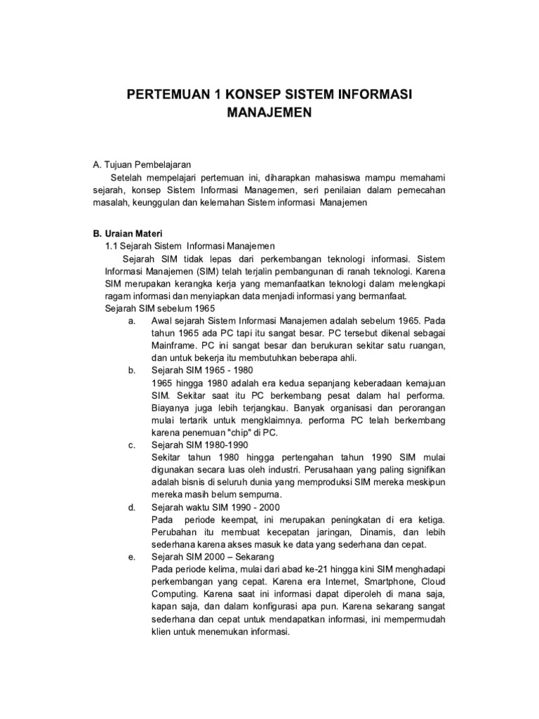 Pertemuan 1 Sim Pdf