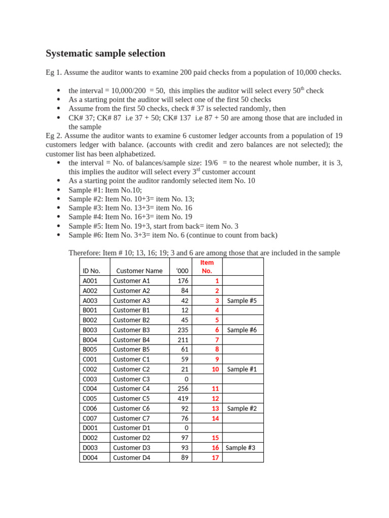 Examples of Systematic Sample Selection | PDF | Chess | Chess Theory