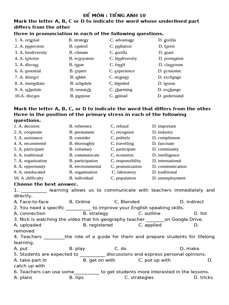 De Cuong On Tap Tieng Anh 10 Global Hoc Ky 2 | PDF | Deforestation | Rainforest