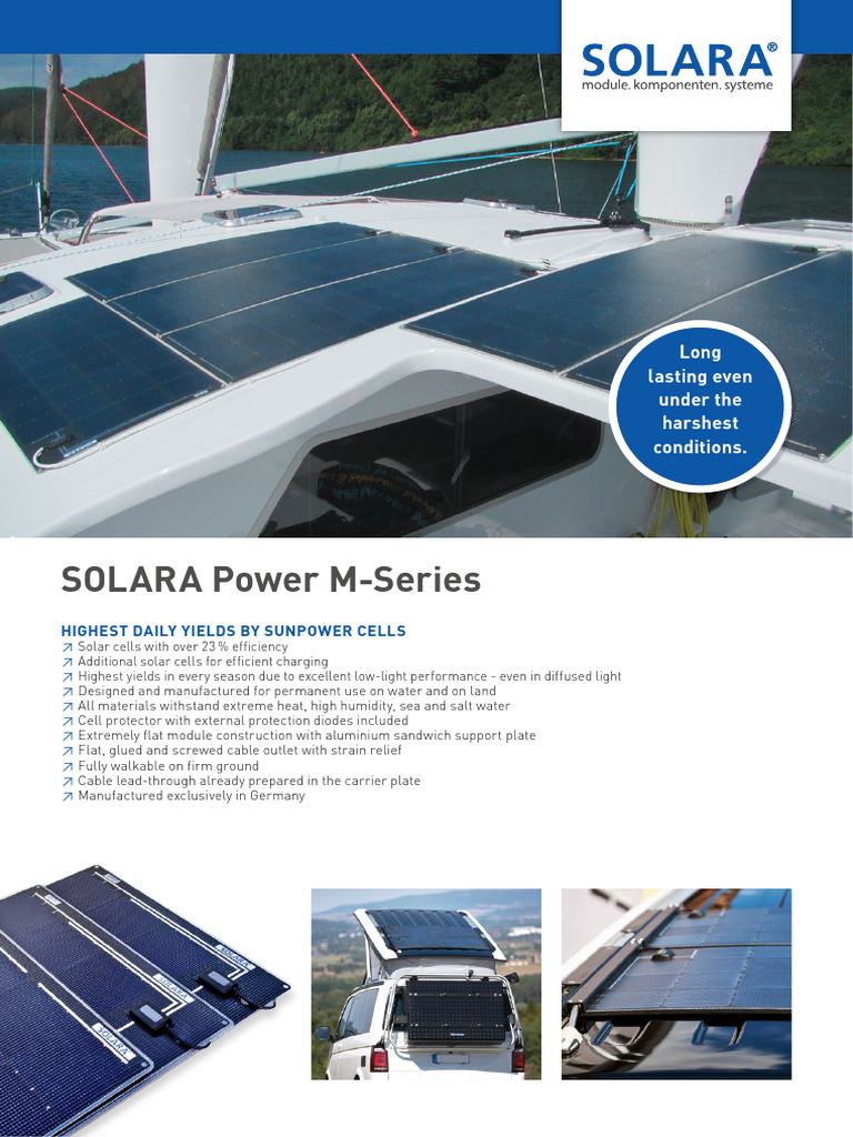 Solara Power M Series English | PDF | Solar Cell | Electricity
