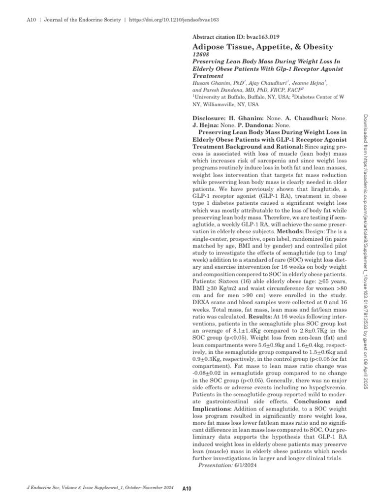 Adipose Tissue, Appetite, & Obesity | PDF | Adipose Tissue | Obesity