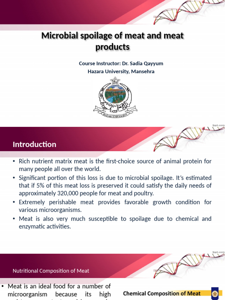 Food Microbiology Lecture 5(1) | PDF | Decomposition | Food Preservation