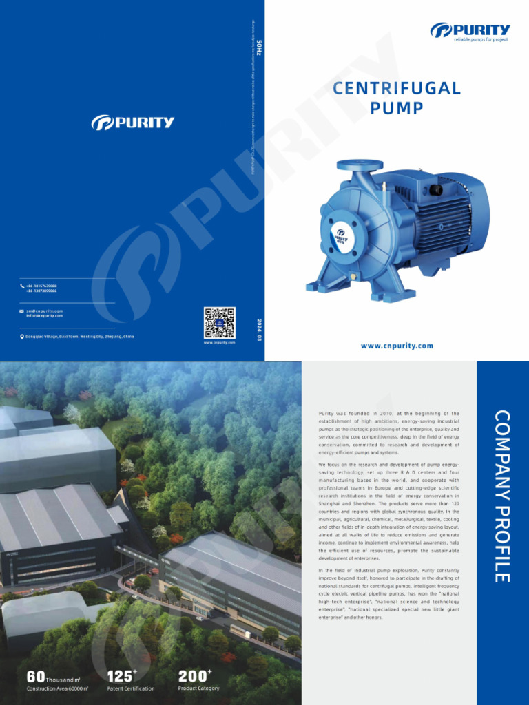 Purity Centrifugal Pump | PDF