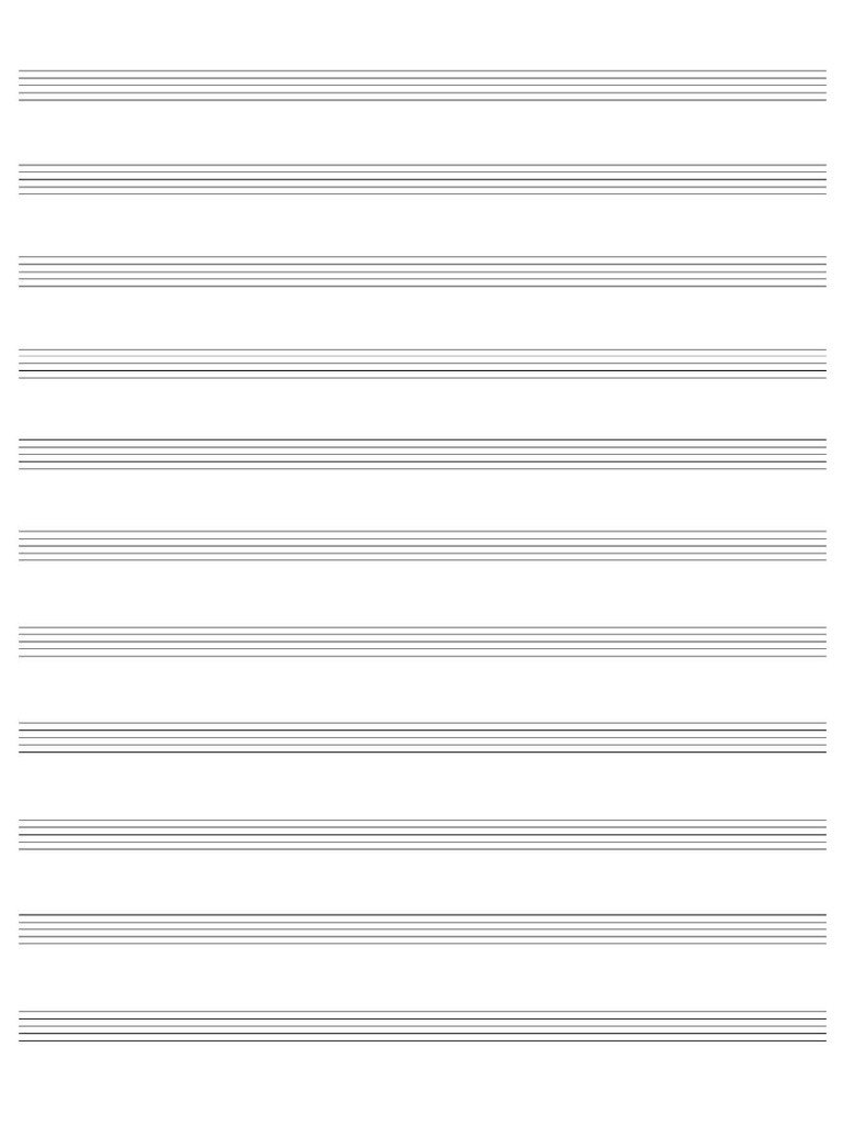 Plantilla pentagramas | PDF