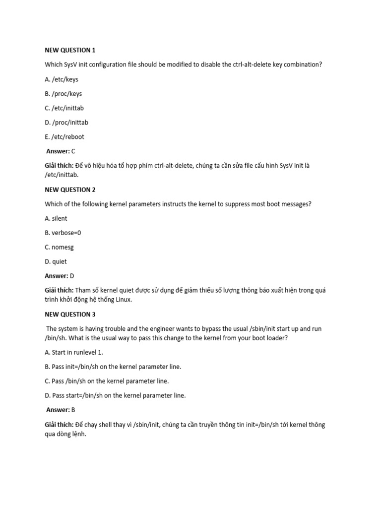 LPIC-1 Exam 101 NEW QUESTION | PDF