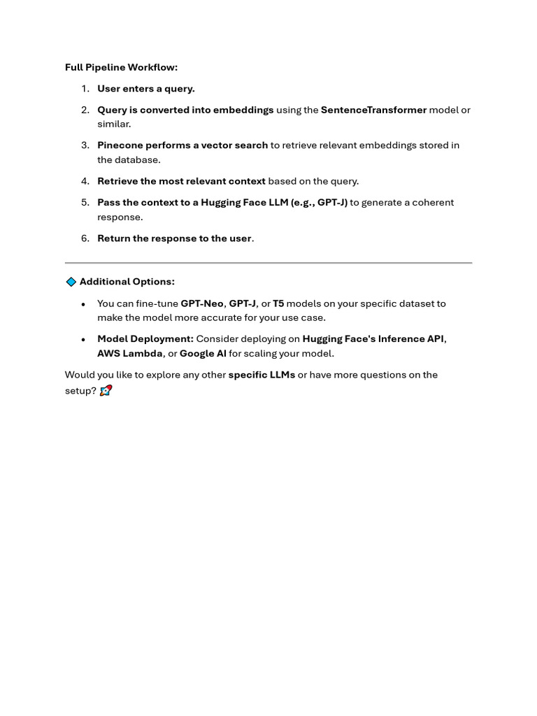 Full Pipeline for LLM Query Response | PDF